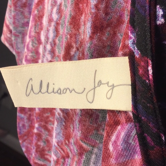 Allison Joy | Dresses | Allison Joy Stretchy Purple Dropwaist Midi ...